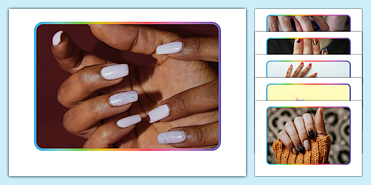 Nail Design Display Photos (teacher made) - Twinkl