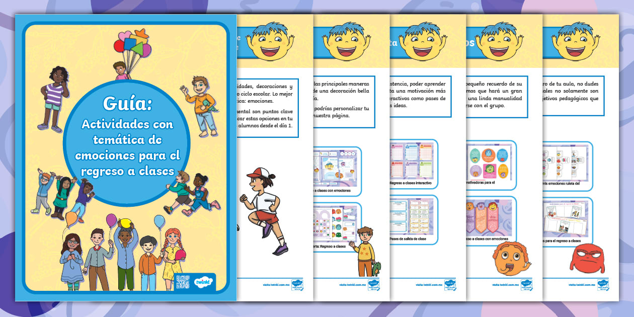 Regreso a clases - guía de emociones (Teacher-Made)
