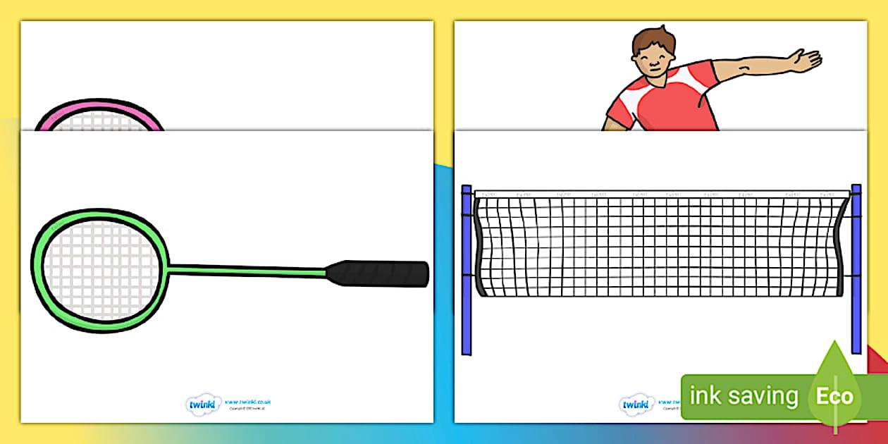 Editable Images Badminton (teacher made) - Twinkl