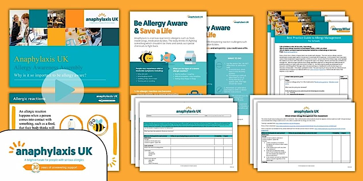 FREE! - Anaphylaxis UK: Allergy Guidance and Awareness for Schools