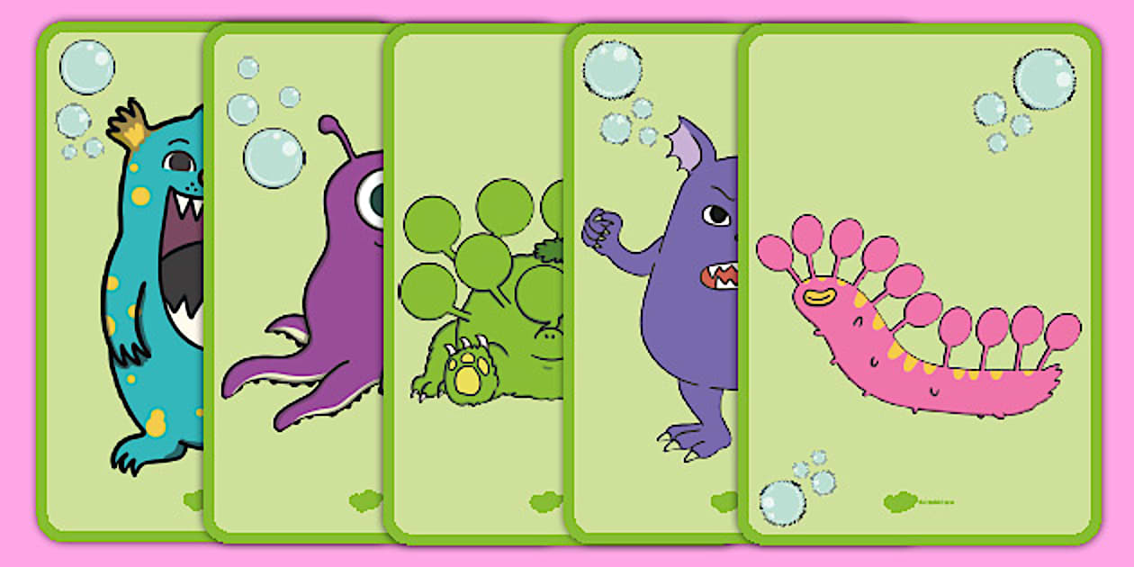 Monsters Display Posters (teacher made) - Twinkl