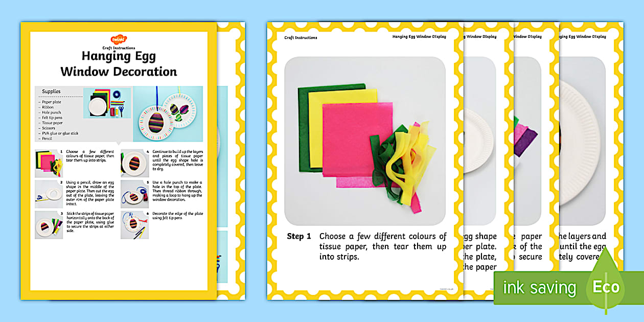 DIY Easter Egg Decoration (teacher made) - Twinkl