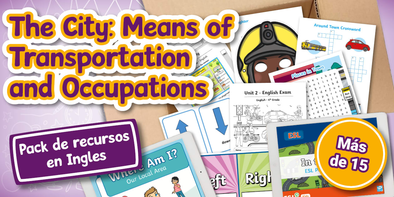 Pack de Recursos | Unidad 2 | 4° Básico | Inglés | Direction
