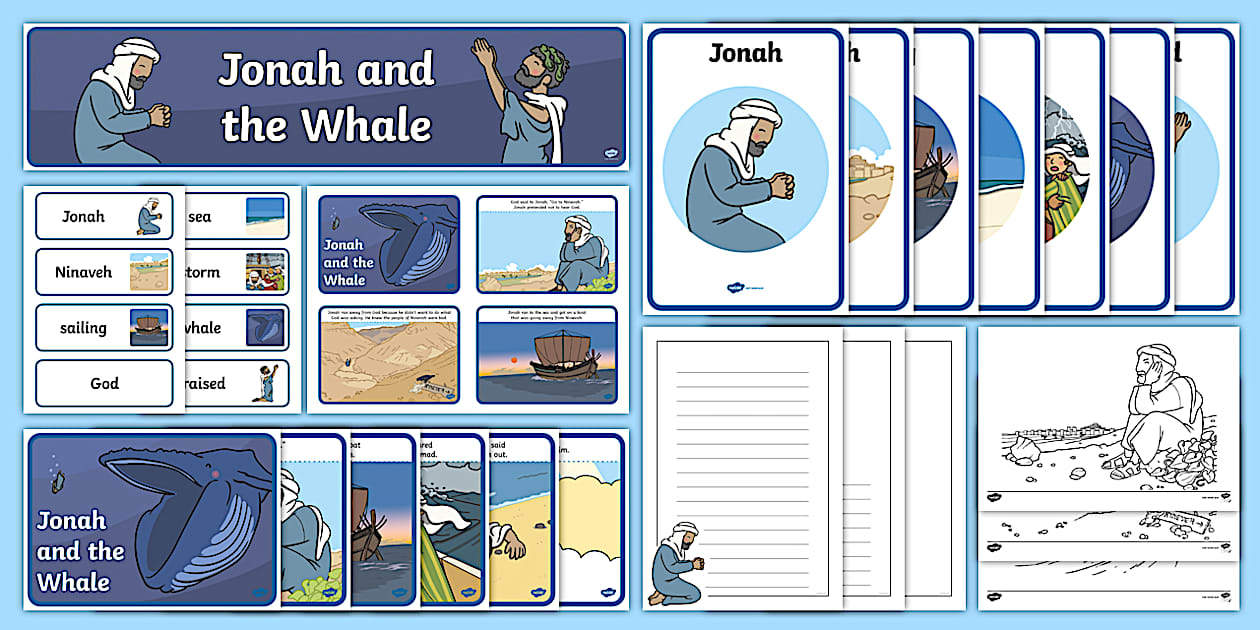 Jonah and the Whale Story - CfE First Level - Twinkl