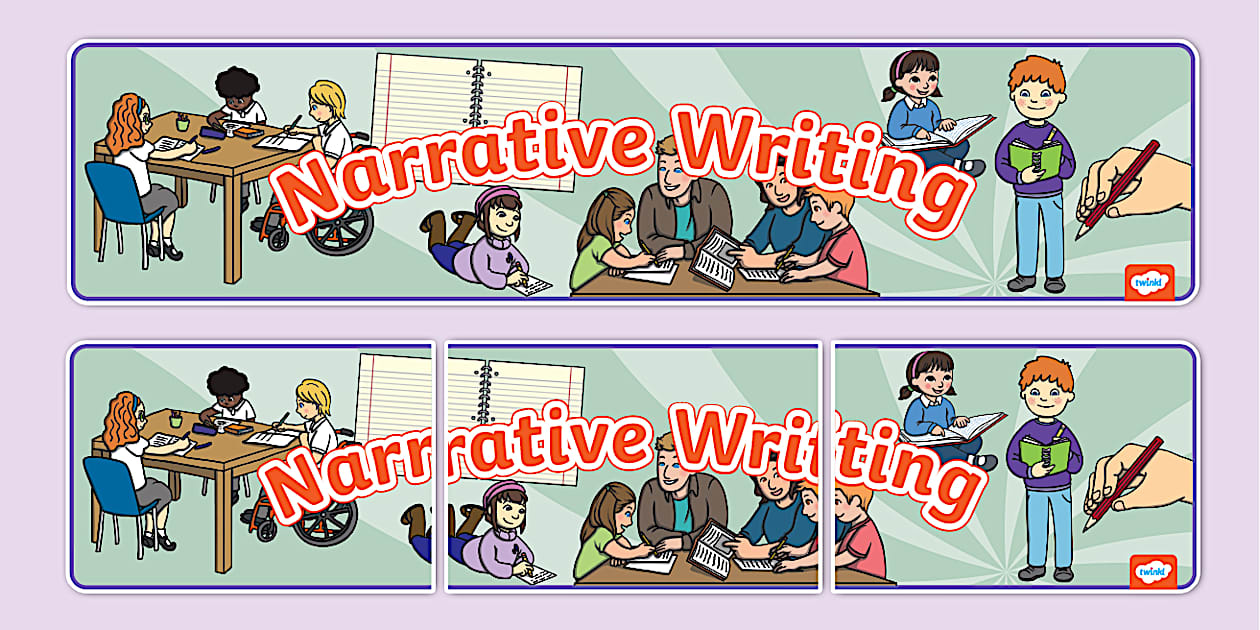 Narrative Writing Display Banner (teacher made) - Twinkl