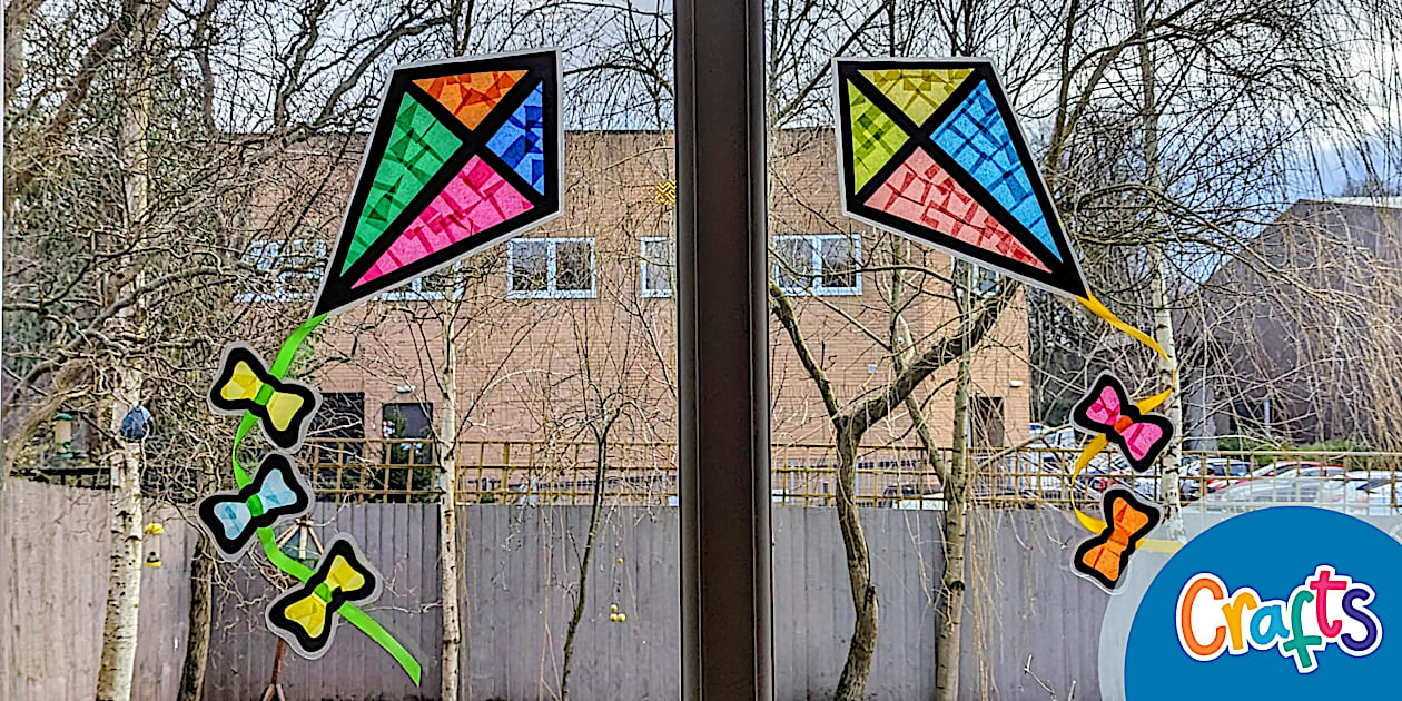 Kite Sun Catcher | Twinkl Crafts (teacher made) - Twinkl