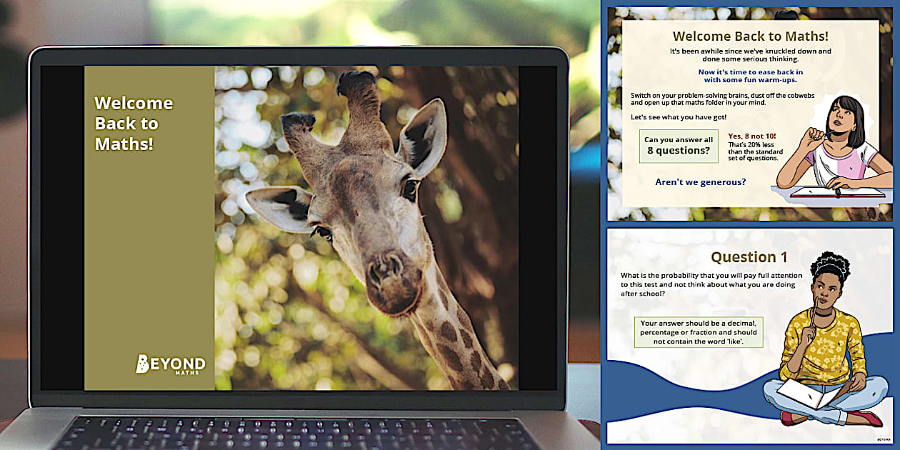 Welcome Back to Maths Presentation (teacher made) - Twinkl