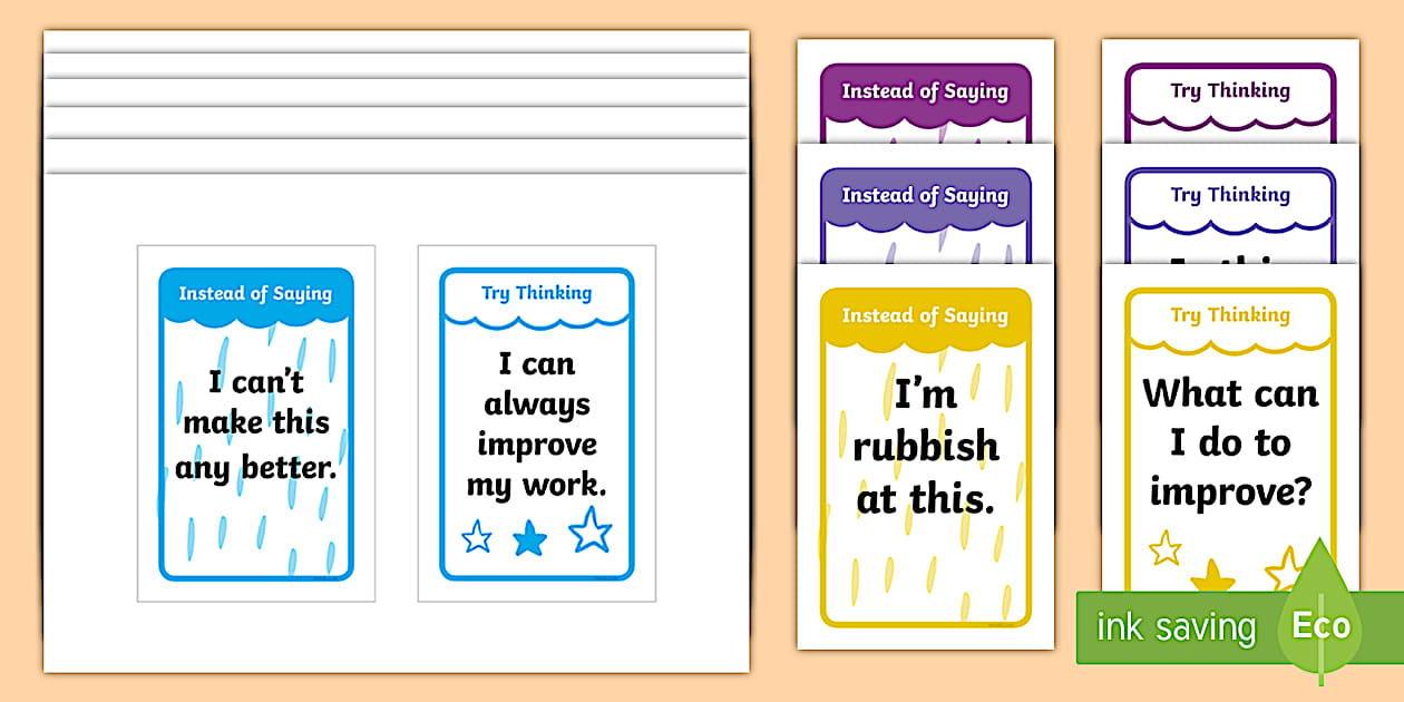 Developing Growth Mindset Quotes KS2/KS1 Frames - Twinkl