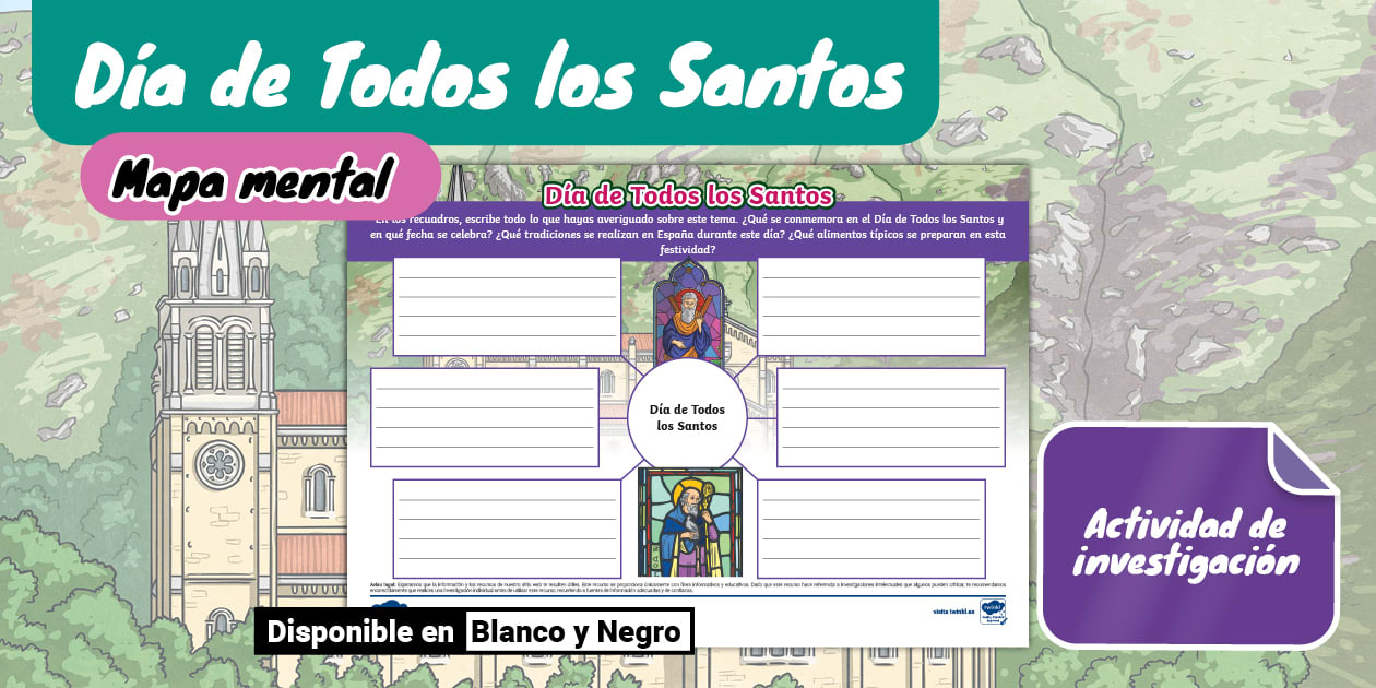 Mapa mental: Día de Todos los Santos