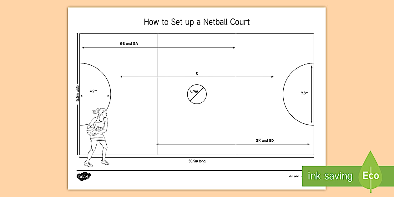 How to Set up a High Five Netball Court Adult Guidance