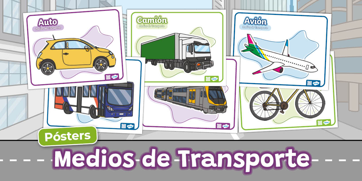 Medios de Transporte | Educación Parvularia | Poster
