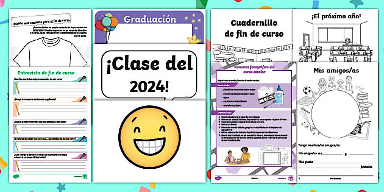 Pack de actividades fin de curso en PDF - Twinkl