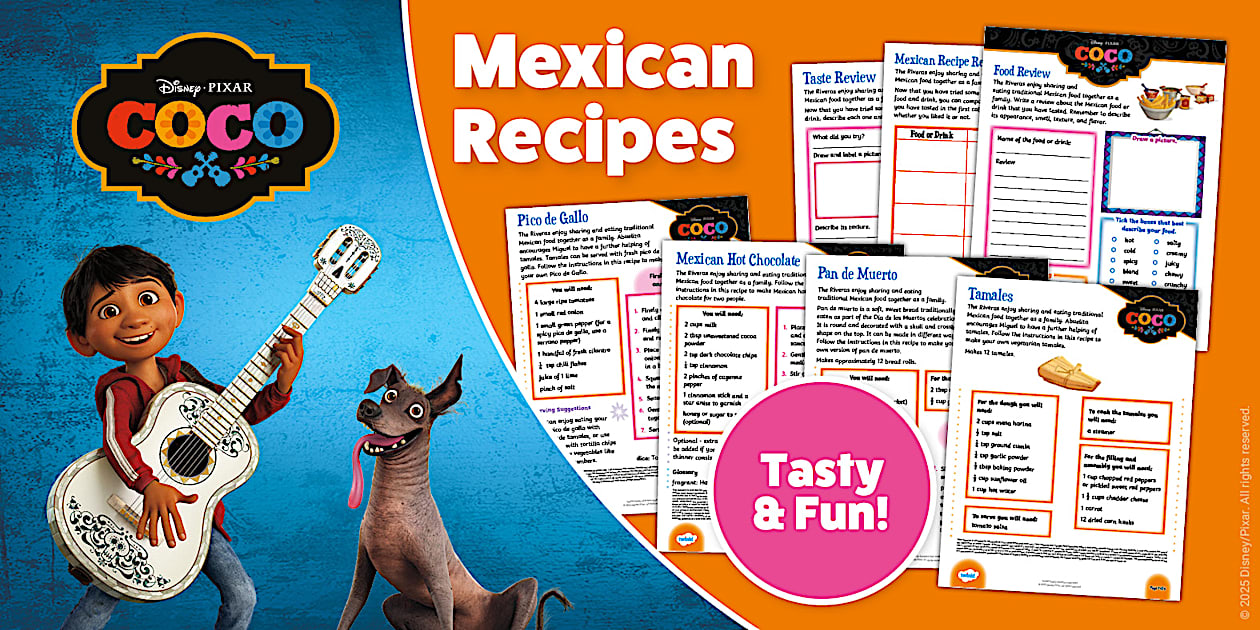 Coco: Mexican Recipe Booklet