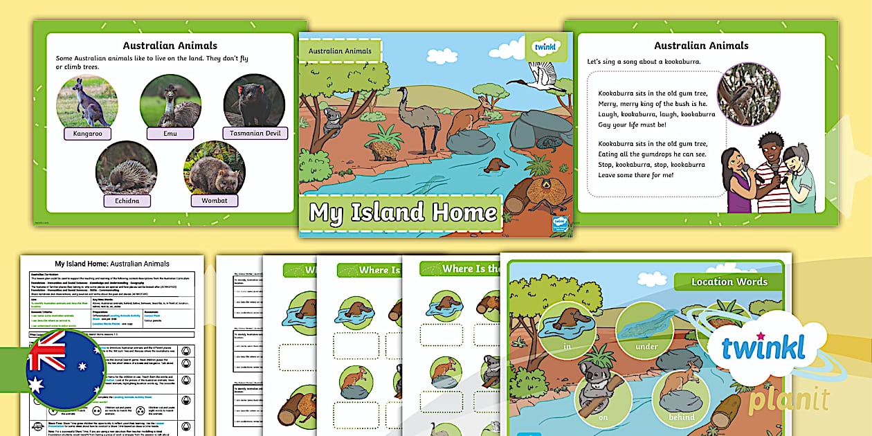 Foundation HASS My Island Home Lesson 4 Australian Animals