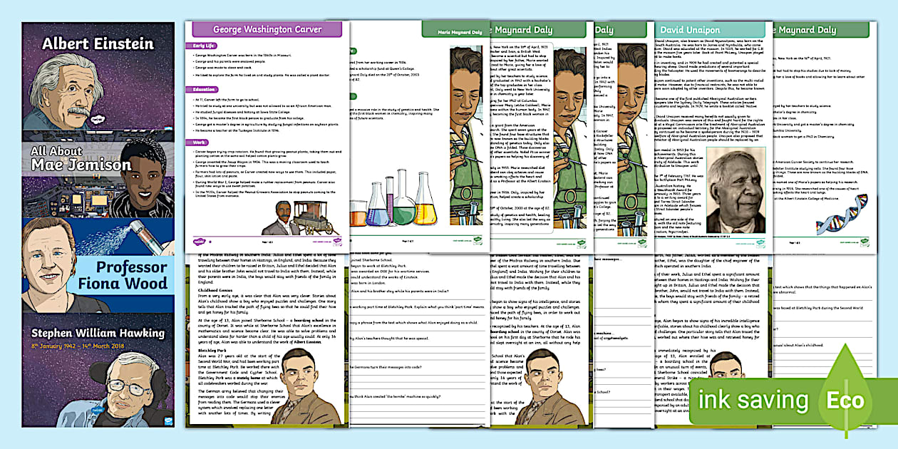 Scientists and Inventions Upper Primary Activity Pack