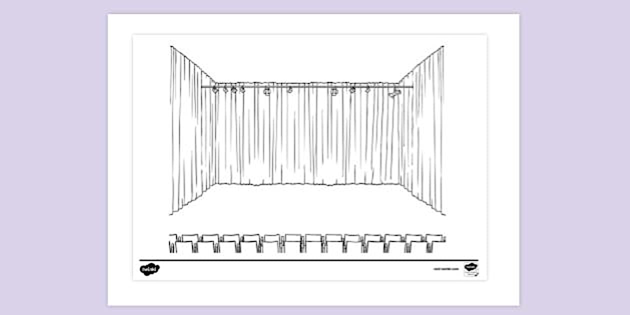 Stage Colouring Sheet | Colouring Sheets - Twinkl