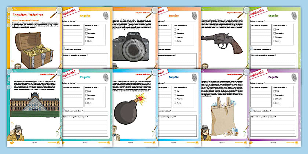 Histoires mystérieuses - enquêtes (Teacher-Made) - Twinkl