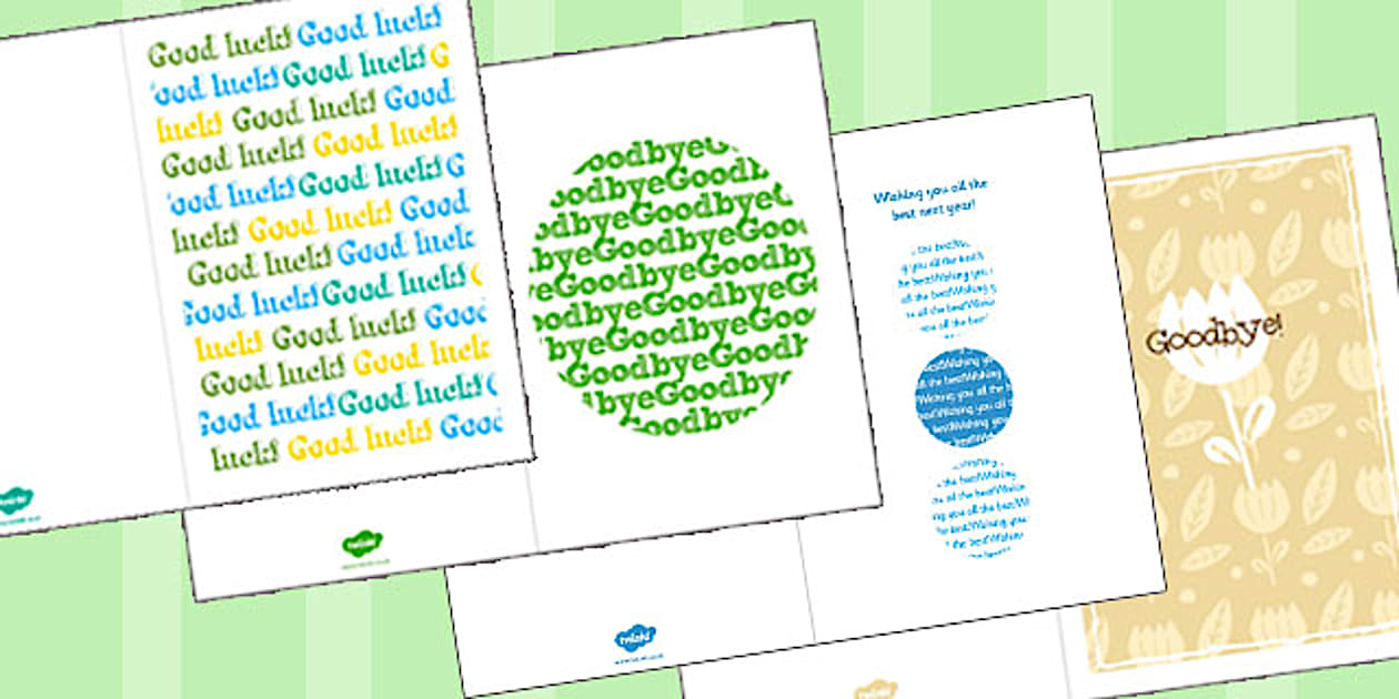 End of Year Gift Cards - Template (teacher made) - Twinkl