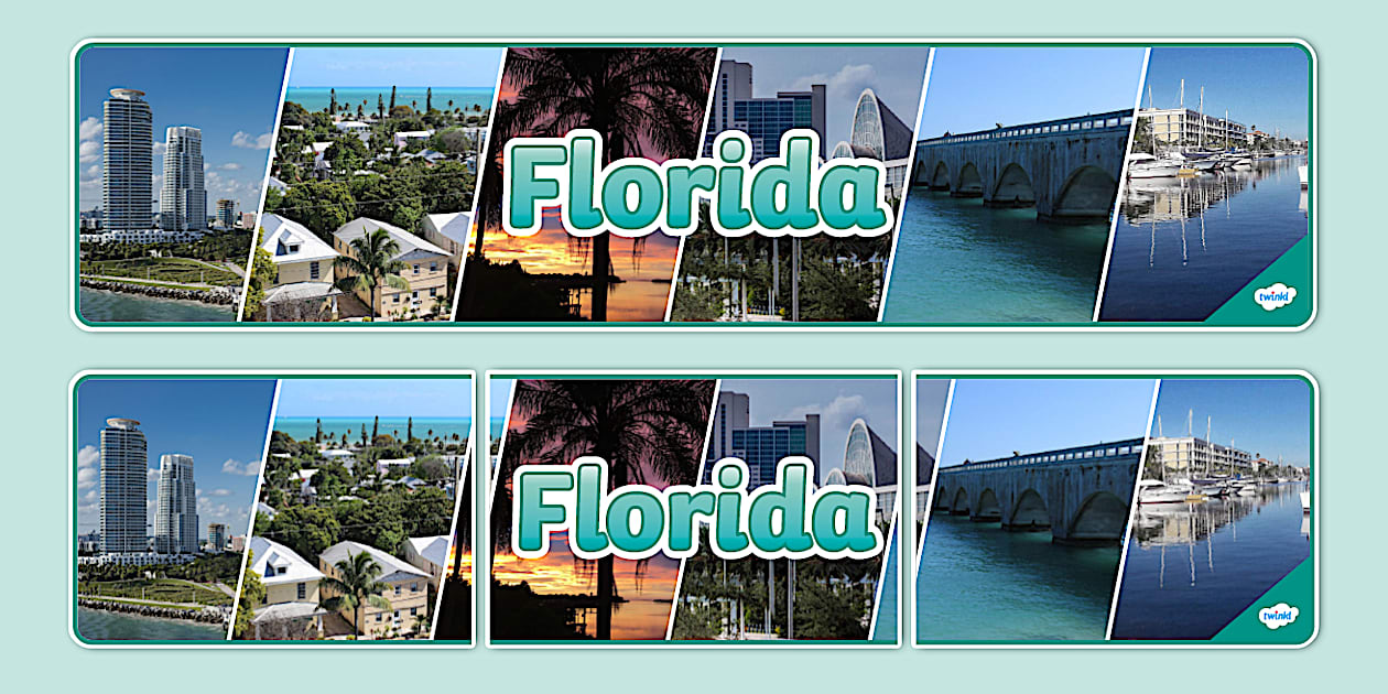Florida Display Banner - KS2 (teacher made) - Twinkl