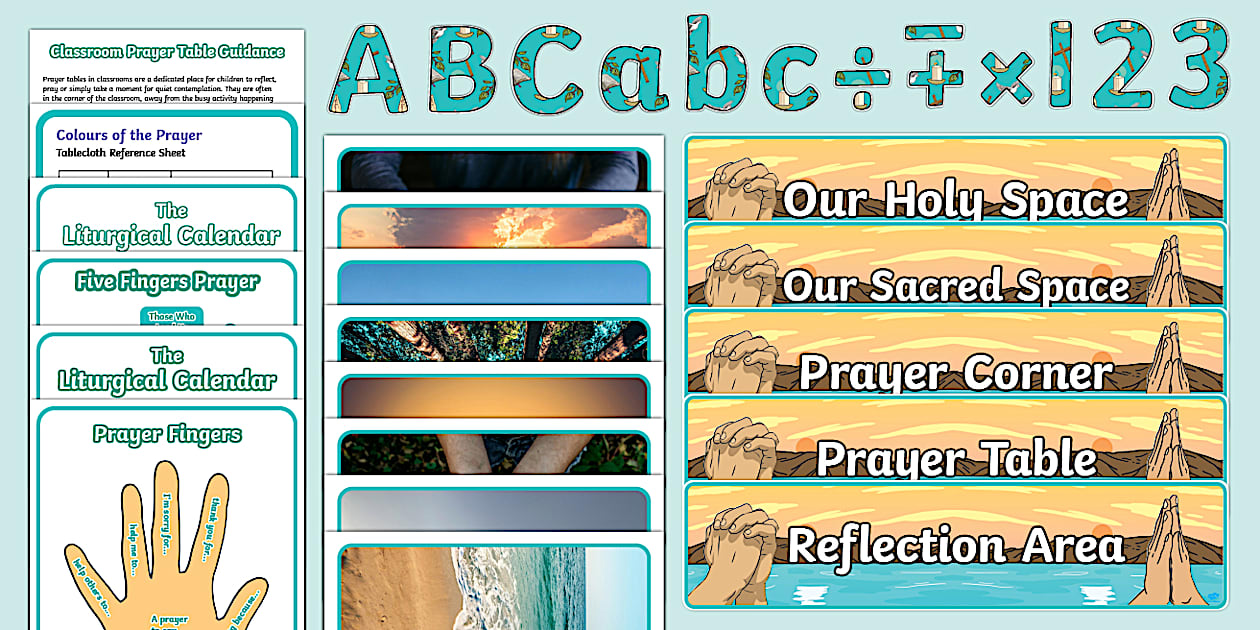 Prayer Table Resource Pack (teacher made) - Twinkl