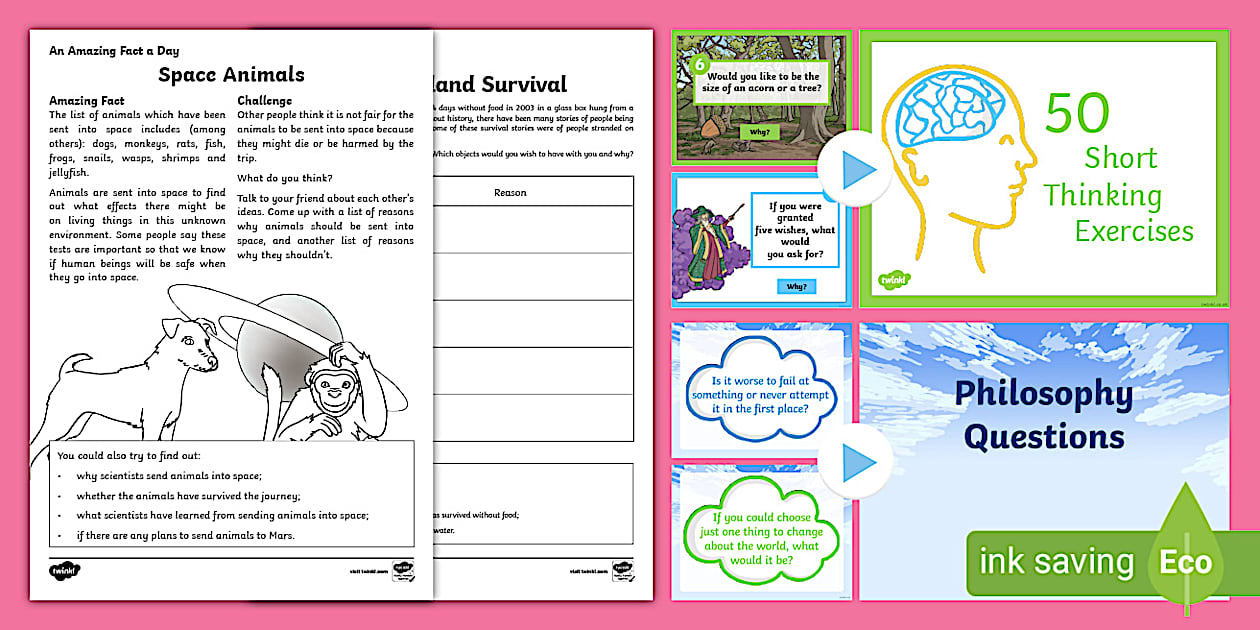 Philosophy Relievers Activity Pack (Teacher-Made) - Twinkl