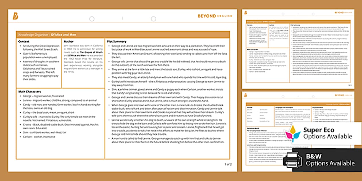 Of Mice and Men Revision | GCSE English Literature | Beyond