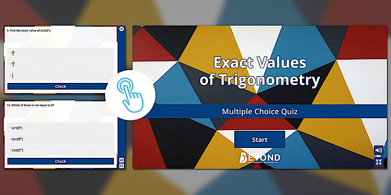 👉 Exact Values of Trigonometry (teacher made) - Twinkl
