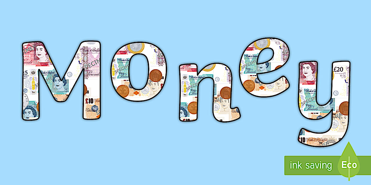 Editable 'Money' Display Lettering (teacher made) - Twinkl