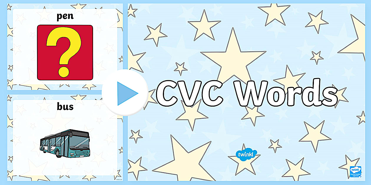 CVC Words Reading PowerPoint Activity - English Resource - Twinkl