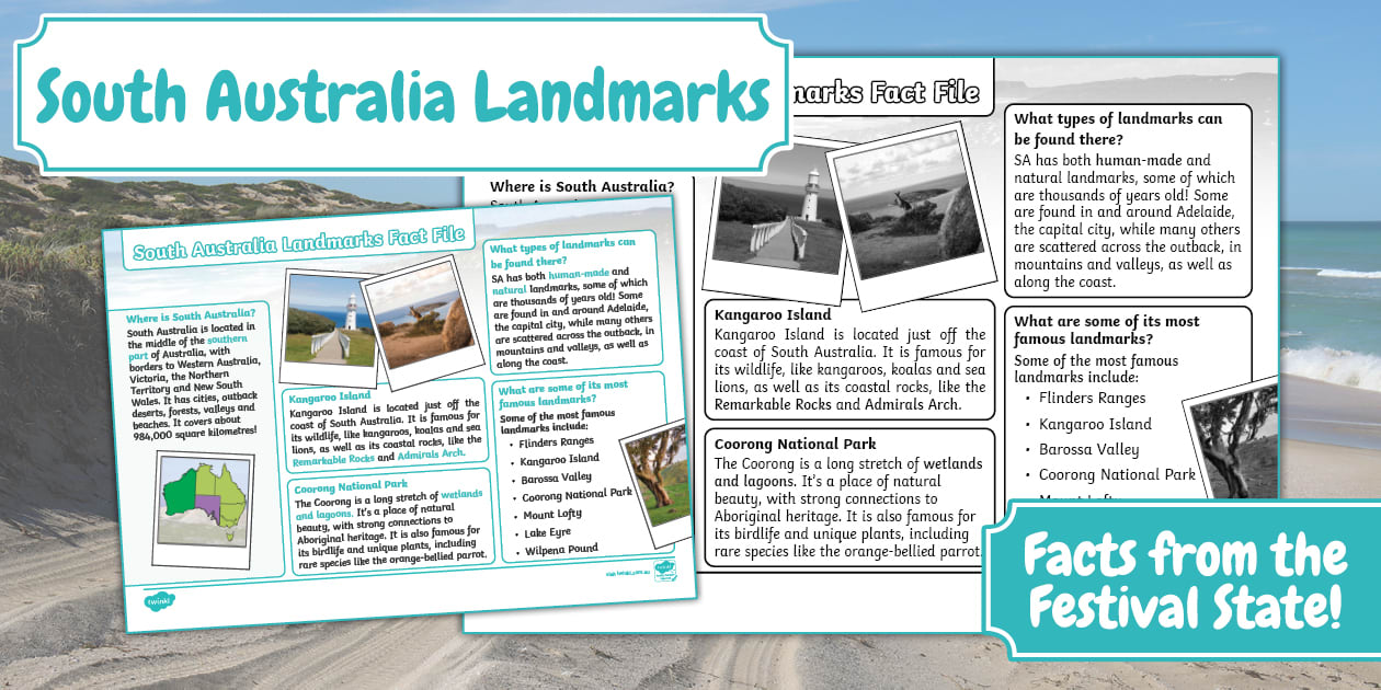 South Australia Landmarks Fact File