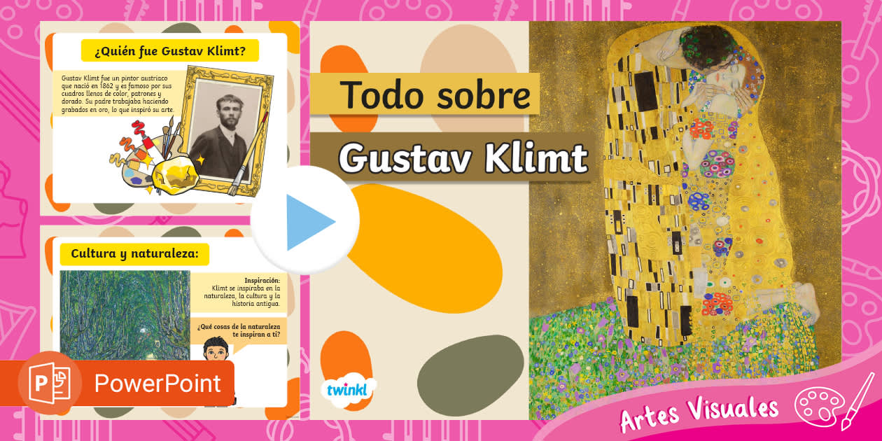 PPT | Presentación | Gustav Klimt | Klimt | - Twinkl