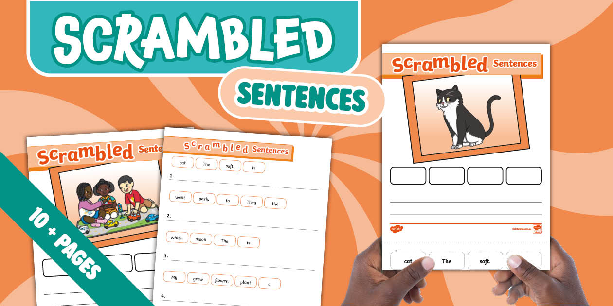 Editable Scrambled Sentences - English - Parents