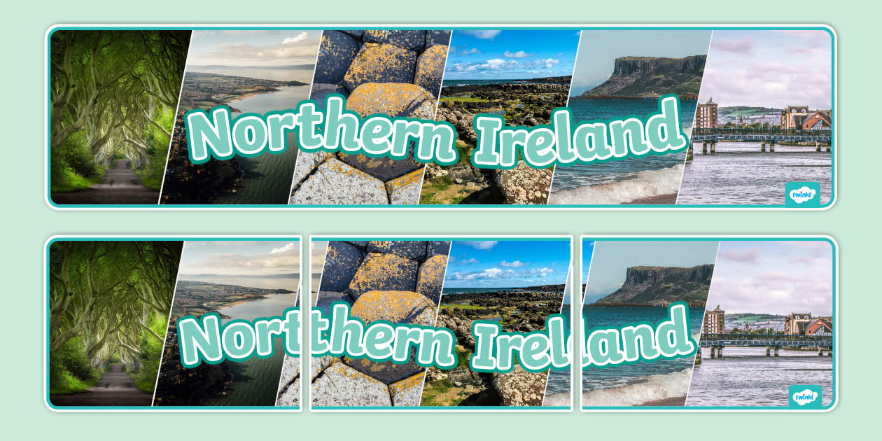 Northern Ireland Photo Display Banner (teacher made)