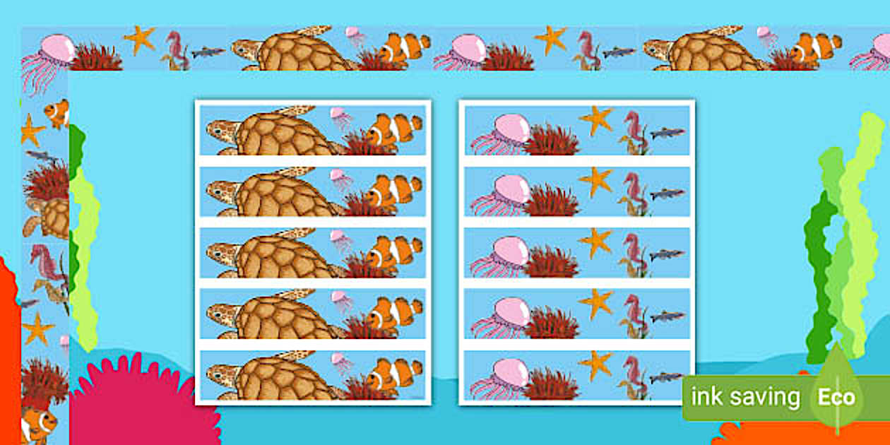 Dive Into Learning! Bulletin Board Borders | Twinkl USA