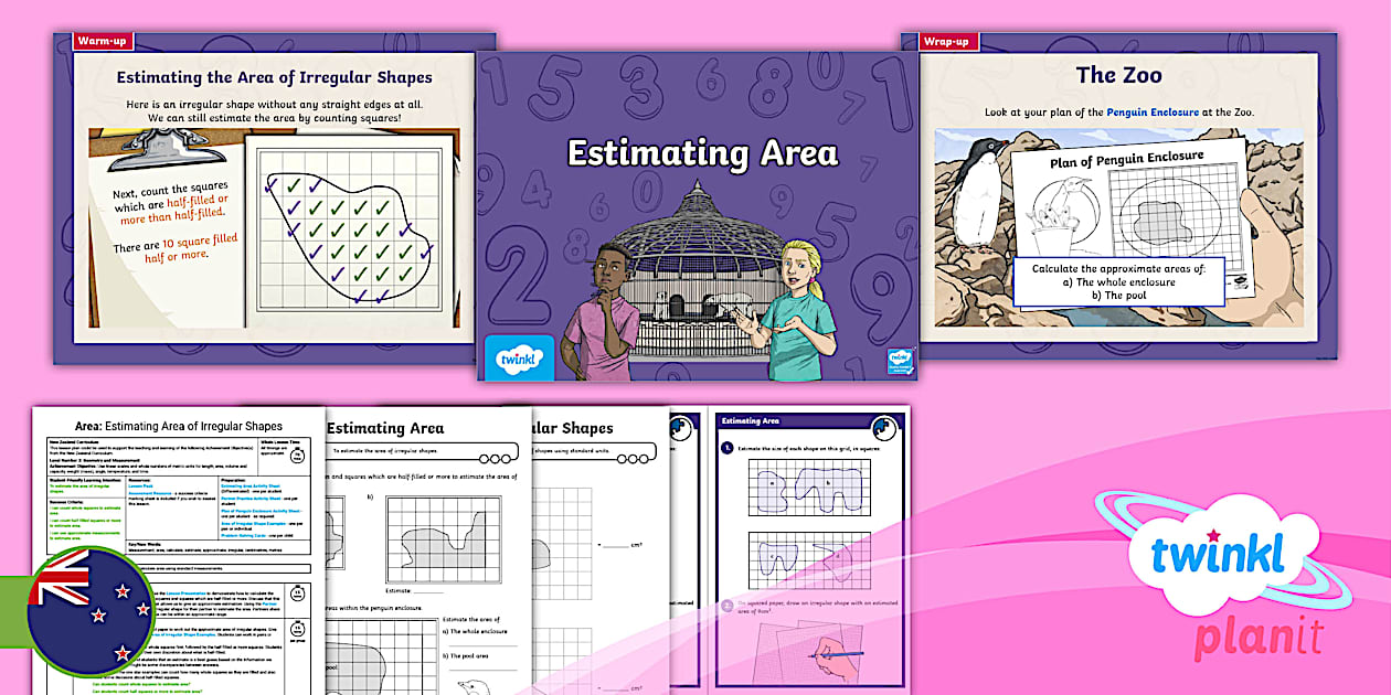 Level 3 Area: Estimating Area Lesson 1 (teacher made)