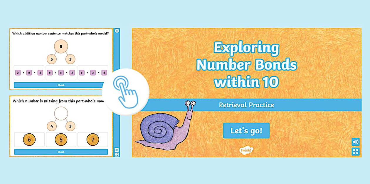 👉 Retrieval Practice: Exploring Number Bonds within 10 Maths ...