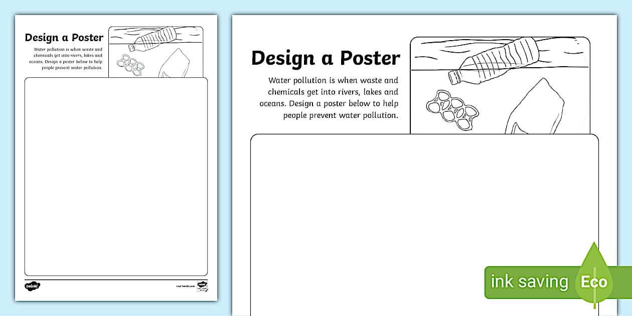 Water Pollution Poster Ideas - Design Your Own Poster