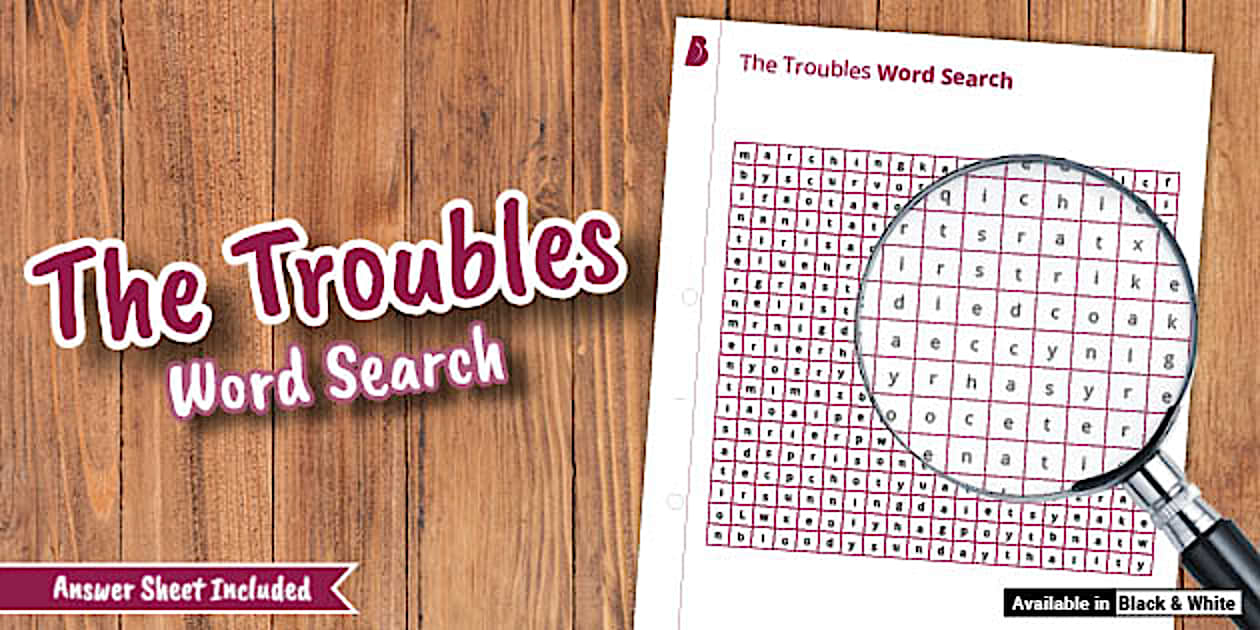 The Troubles Word Search