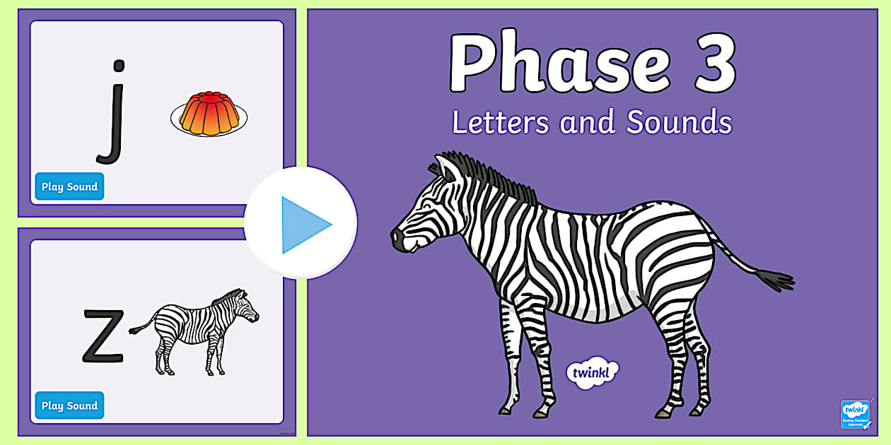 Cursive Letters and Sounds Phase 3 PowerPoint (teacher made)