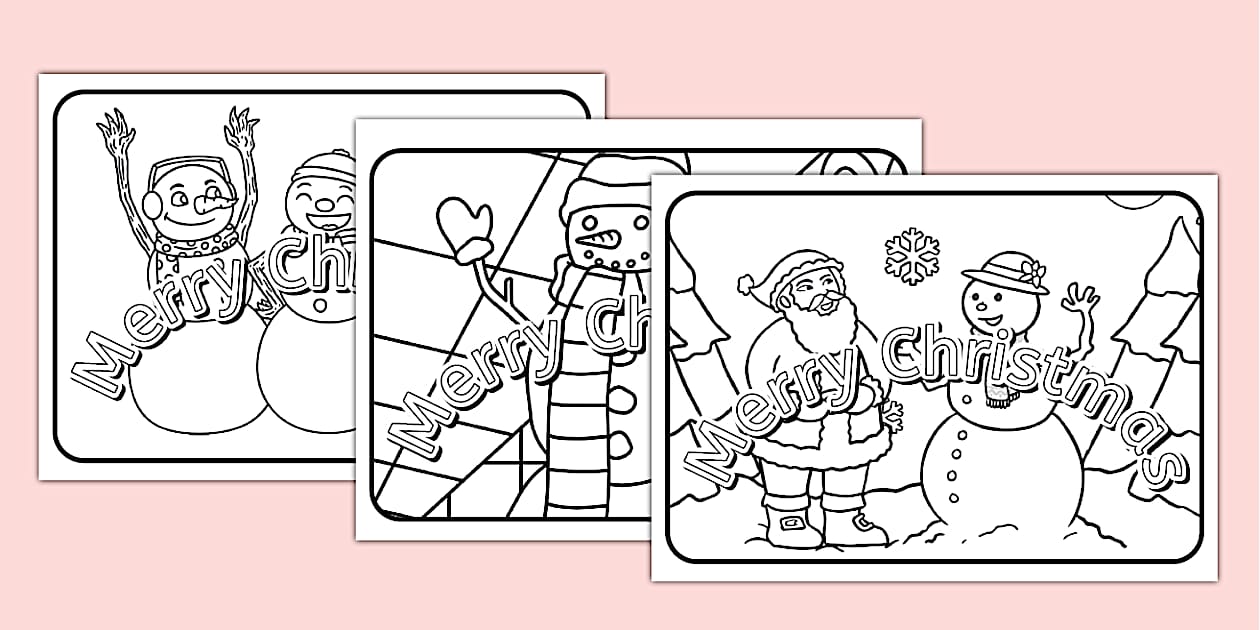 Snowpeople Greeting Card - Twinkl Christmas (teacher made)