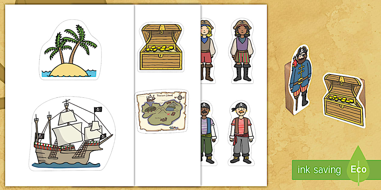 Pirates Small World Characters (teacher made) - Twinkl