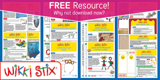 FREE Wikki Stix Resource Pack for Middle School - Twinkl
