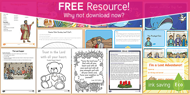 FREE Christian Education Teaching Pack - Easy Bible Study