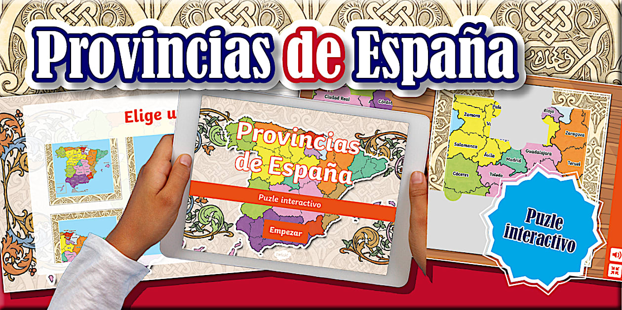 Puzle interactivo: Provincias de España