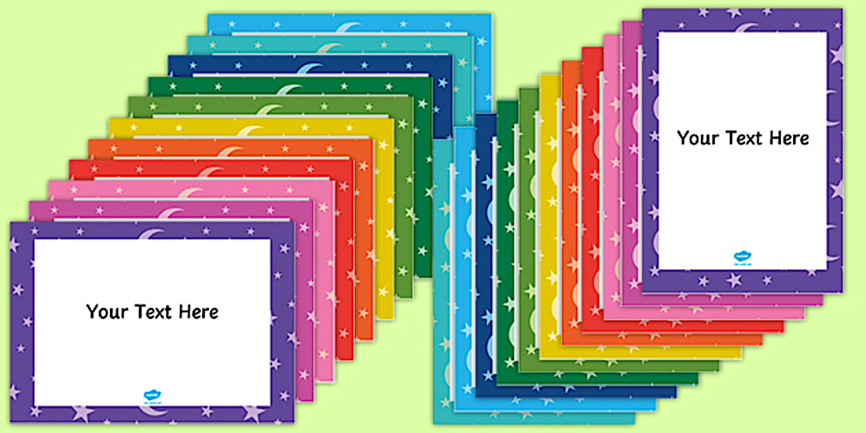 Editable Blank Certificate Templates | Star Pattern - Twinkl