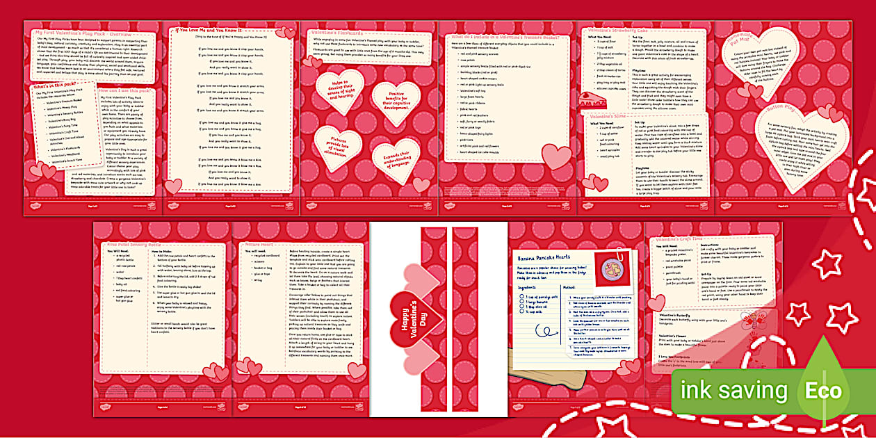 My First Valentine's Day Play Pack (teacher made) - Twinkl