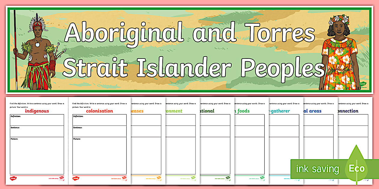 Aboriginal and Torres Strait Islander Peoples Word Wall Activity ...