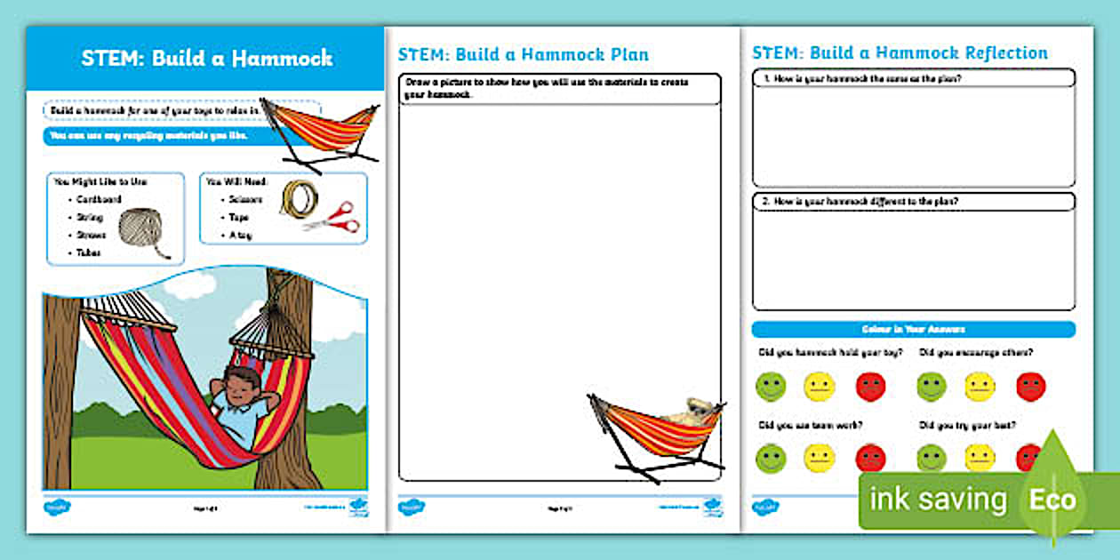 STEM: Build a Hammock (teacher made) - Twinkl