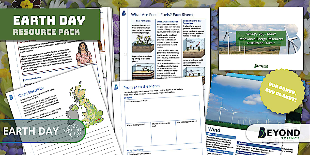 KS3/4 Earth Day Resource Pack | Beyond Science