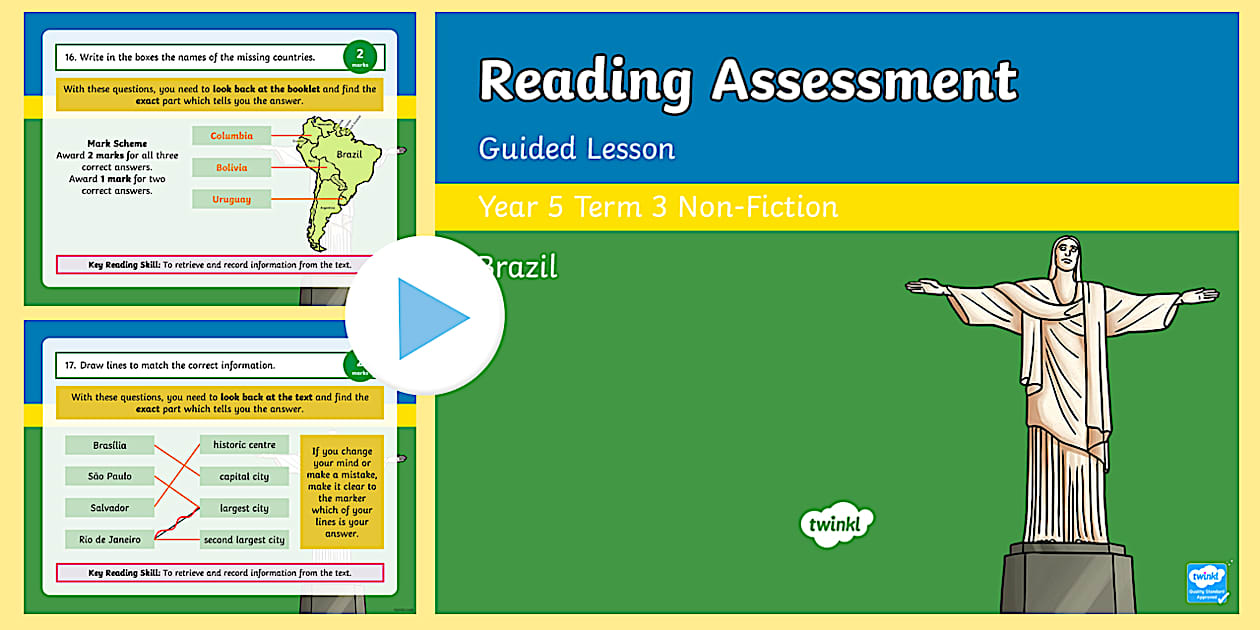 Year 5 Reading Assessment Non-Fiction Term 3 Guided Lesson PowerPoint